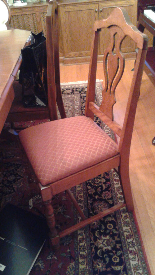 Revamping dining room chairs