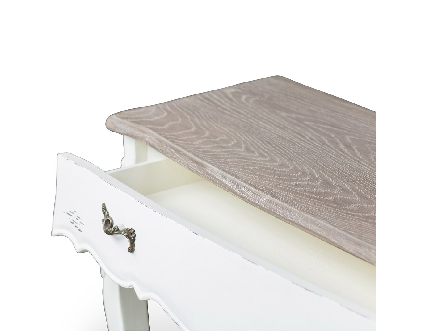 Bourbonnais Wood Traditional French Console Table - French Country ...