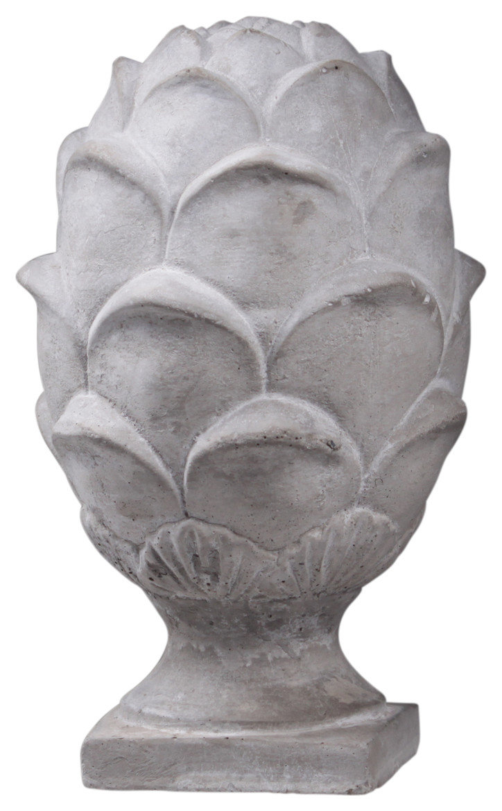 Cement Statue Washed Gray - Farmhouse - Garden Statues And Yard Art ...