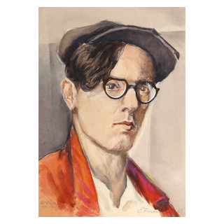 Self Portrait, Erik Freyman, 13.25x10 - Contemporary - Paintings - by RoGallery | Houzz