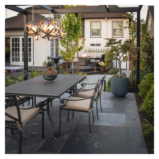 West Coast English Retreat - Contemporary - Patio - Other - by Verde ...