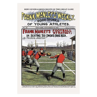Frank Manley'S Football Strategy, 20" x 30" - Traditional - Prints And ...