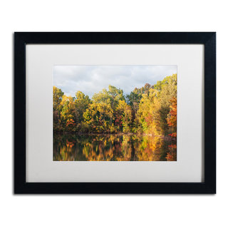 Jason Shaffer 'Autumn Reflections' Matted Framed Art, 20"x16 ...