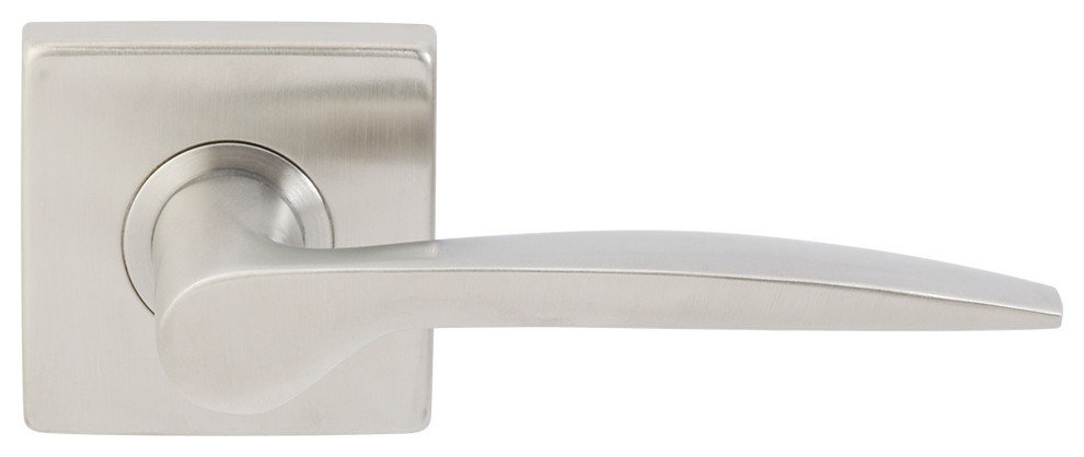 Toronto Lever, Half Passage, LH, Satin Stainless Steel, 2-3/8" Backset ...