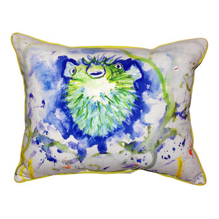 Spiny Puffer Large Indoor/Outdoor Pillow 16x20, 16 inches x 20 inches ...