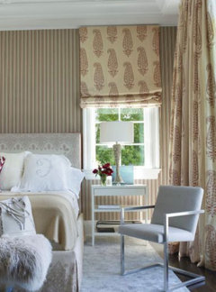 What height to hang curtains for sloped ceiling? | Houzz Forum