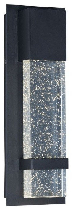 Maxim Lighting 55910BGBK Cascade - 13.75" 9W 1 LED Outdoor Wall Mount ...