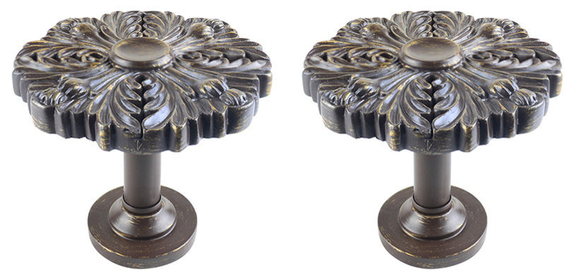 Large Eve Drapery Medallion Holdback, Set of 2 - Victorian - Window ...