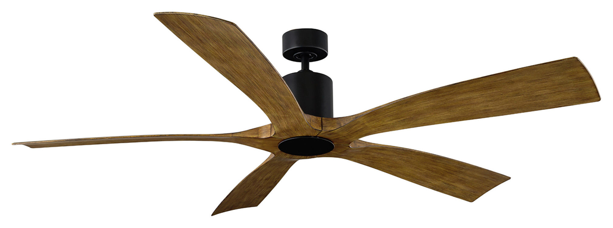 Aviator 5-Blade Ceiling Fan, Graphite/Weathered Gray - Transitional ...