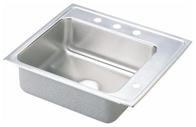 Elkay 4" Bowl Drop In Stainless Steel Classroom Kitchen Sink ...