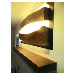 Custom, Live Edge Mantle Light - Modern - Portland - by Kayla Burke ...