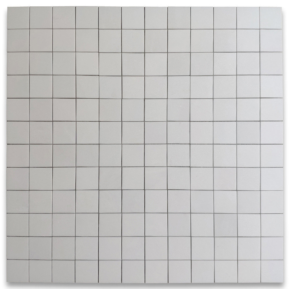 Thassos White Marble 3x3 Square Mosaic Tile Honed, 1 sheet, 3 inch ...