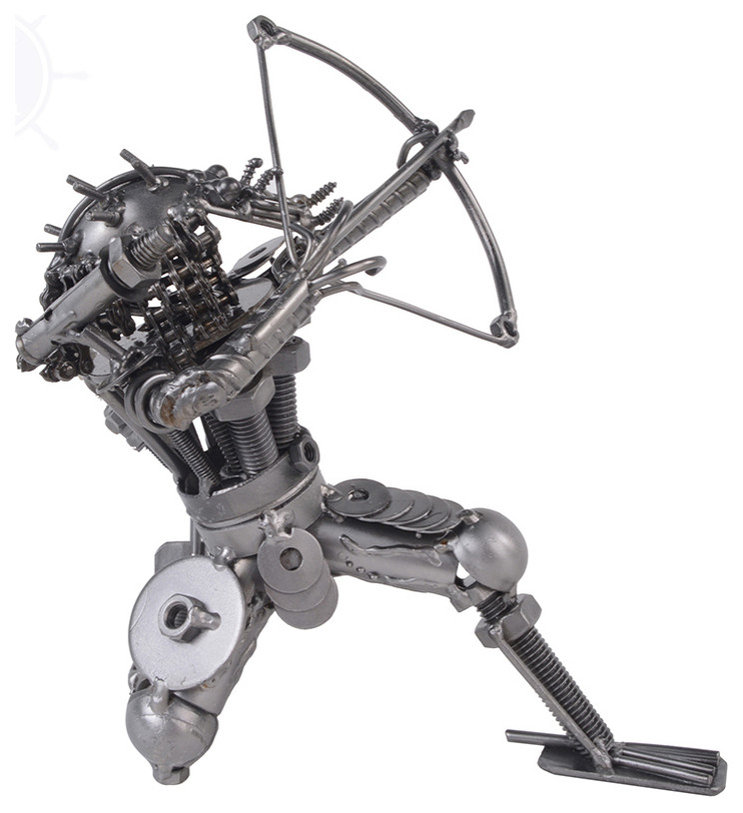 Metal Predator With Bow and Arrow Pose 2 - Industrial - Decorative ...