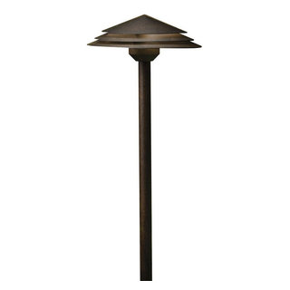 2W 3 LED Round Tiered Path Light - Utilitarian inspirations - 21 inches ...