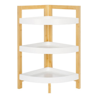 Safavieh Adler 3 Tier Corner Shelf, #N/A - Scandinavian - Display And ...