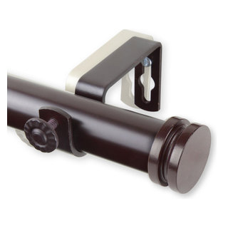 Lid 1" Curtain Rod, 120"-170" - Transitional - Curtain Rods - by Rod ...