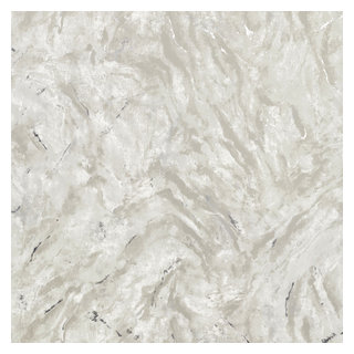 Titania Silver Marble Texture Wallpaper, Bolt - Contemporary ...