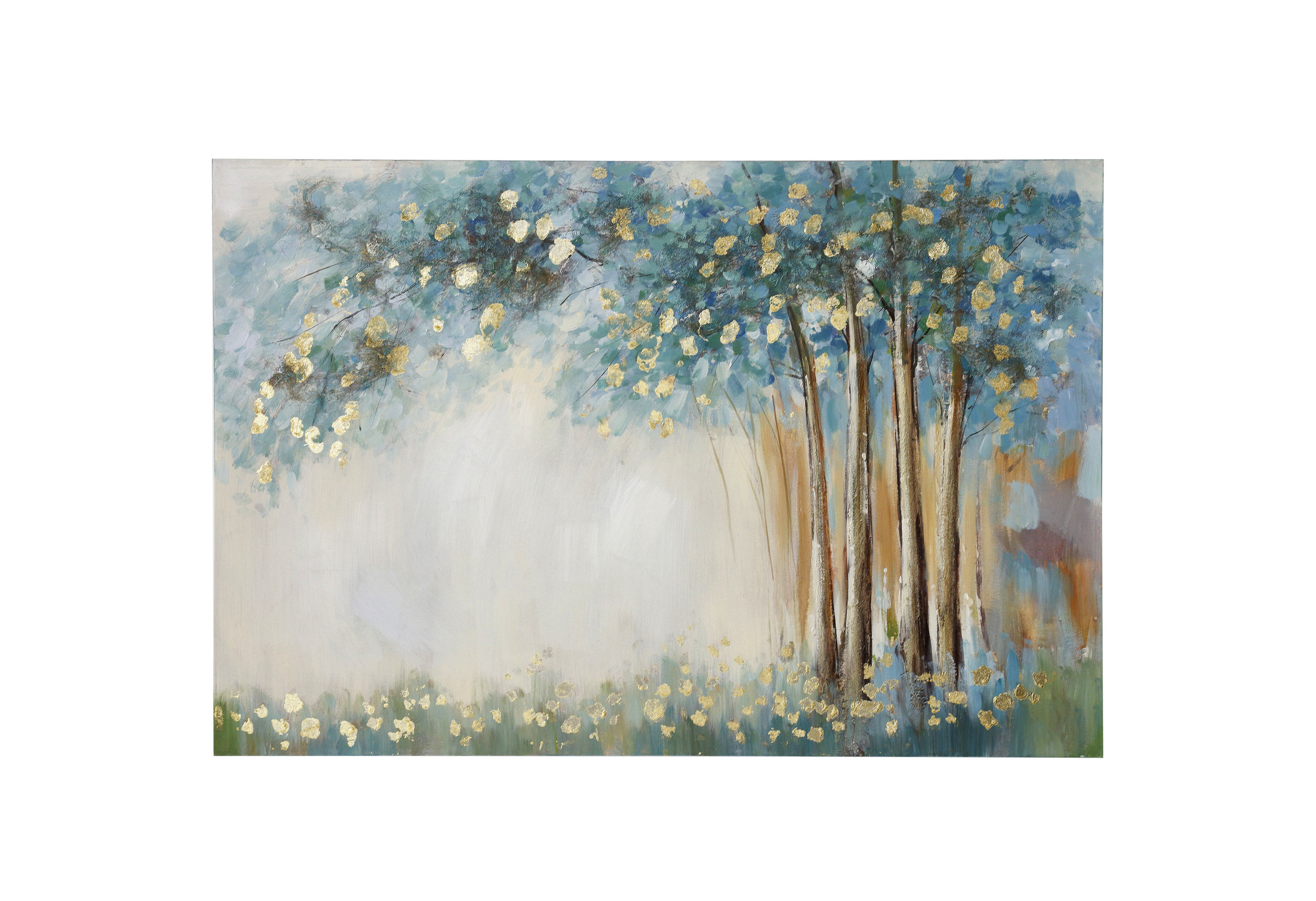 Spring Serentiy, Hand Painted and Gold Foil Spring Serenity on ...