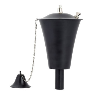 Kona Tiki Style Torch With Pole and Snuffer - Transitional - Outdoor ...