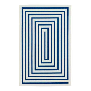 Mohawk Home Eroded Triangles Royal 4' x 6' Area Rug, 8' x 10' - Area ...