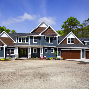 Blue Farm House Exterior Colors