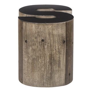 S Letter Side Table - Industrial - Side Tables And End Tables - by AED ...