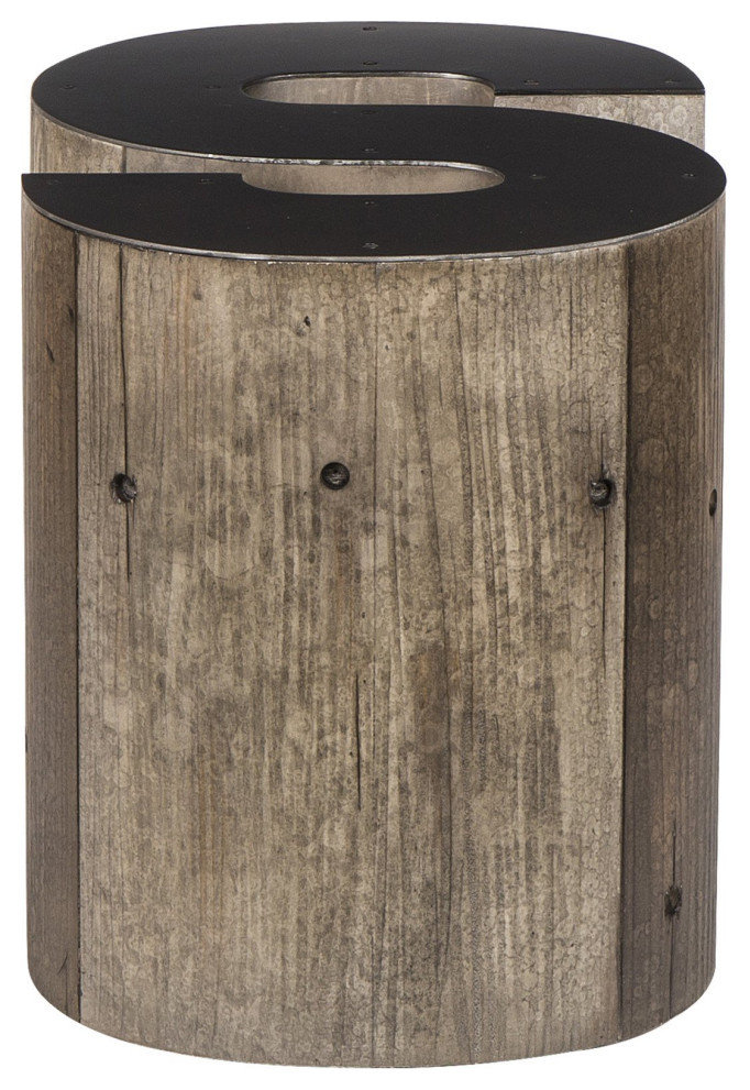 S Letter Side Table - Industrial - Side Tables And End Tables - by AED ...