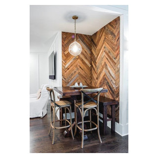 Bar top height Jameson + corner bench - Atlanta - by Rustic Trades ...