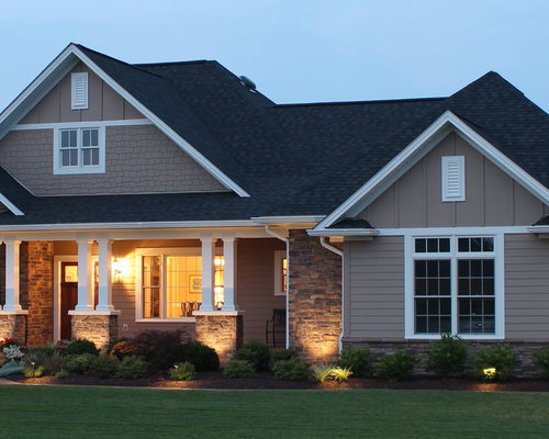 Khaki Siding | Houzz