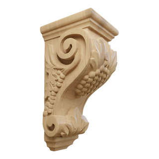 Capistrano Mission Corbel, Cherry, 2 1/2"Wx2 3/4"Dx4 1/2"H, 2-Pack, 4 1/2"Wx5"Dx10"H ...