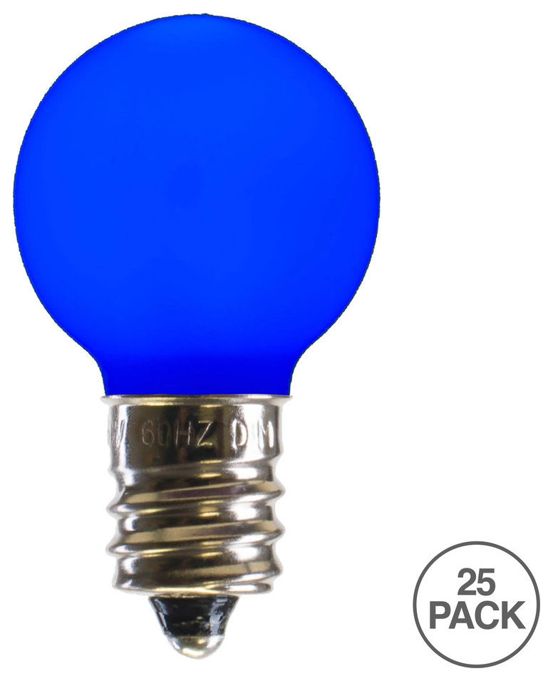 Vickerman xLEDCG32-25 G30 Blue Ceramic LED Replacement Bulb, Pack of 25 ...