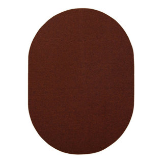 Furnish My Place Modern Indoor/Outdoor Rust Made In Usa, 4' X 18' Oval ...
