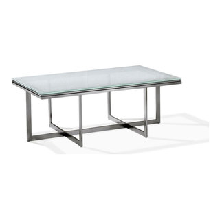 Modus Eliza 3 PC Coffee, End & Console Table Set in Ultra White ...