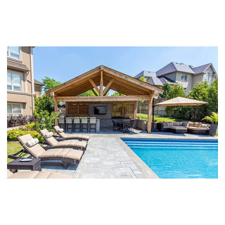 Timber Ridge - Rustic - Pool - Toronto - by Earthscape - Landscape ...