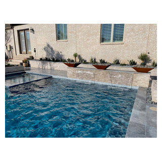 Fulbrook Pool Construction & Landscape - Modern - Pool - Houston - by ...