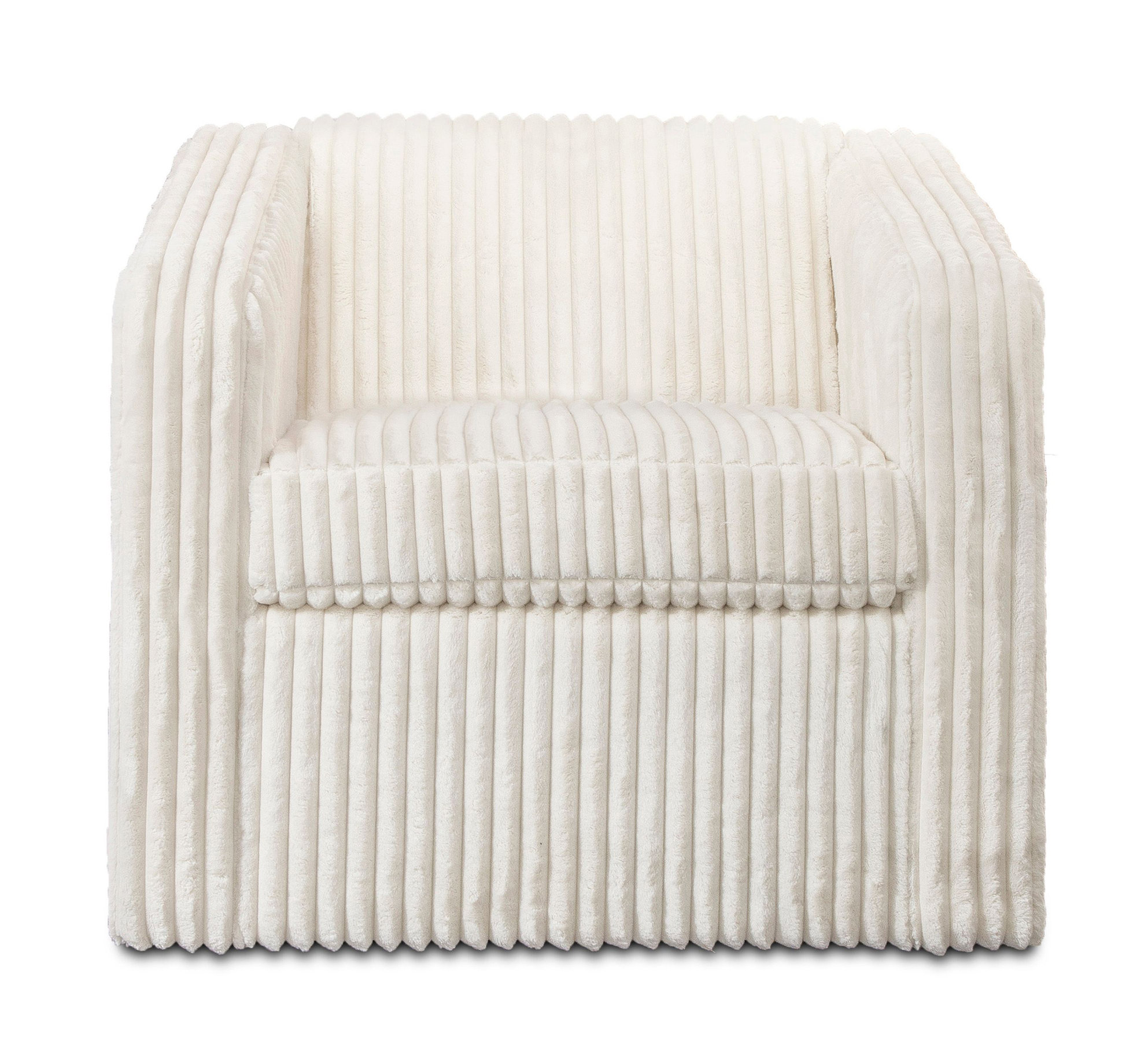 Sandoval Accent Chair, Ivory/Corduroy - Transitional - Armchairs And ...