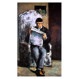 Paul Cezanne Louis-Auguste Cezanne Father of the Artist Wrapped Canvas ...