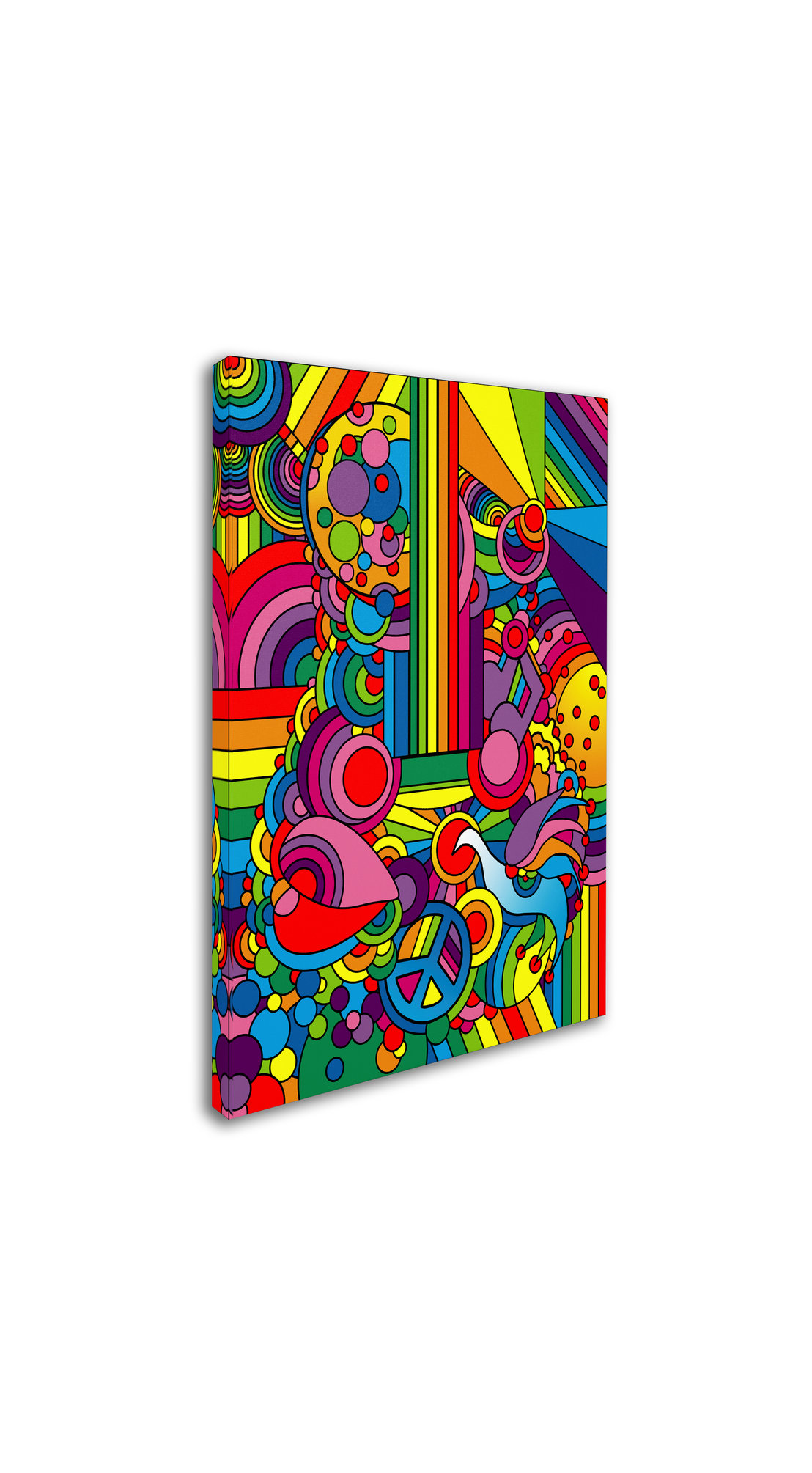 Howie Green 'Pop Art Guitar Motif 916' Canvas Art, 30"x 47 ...