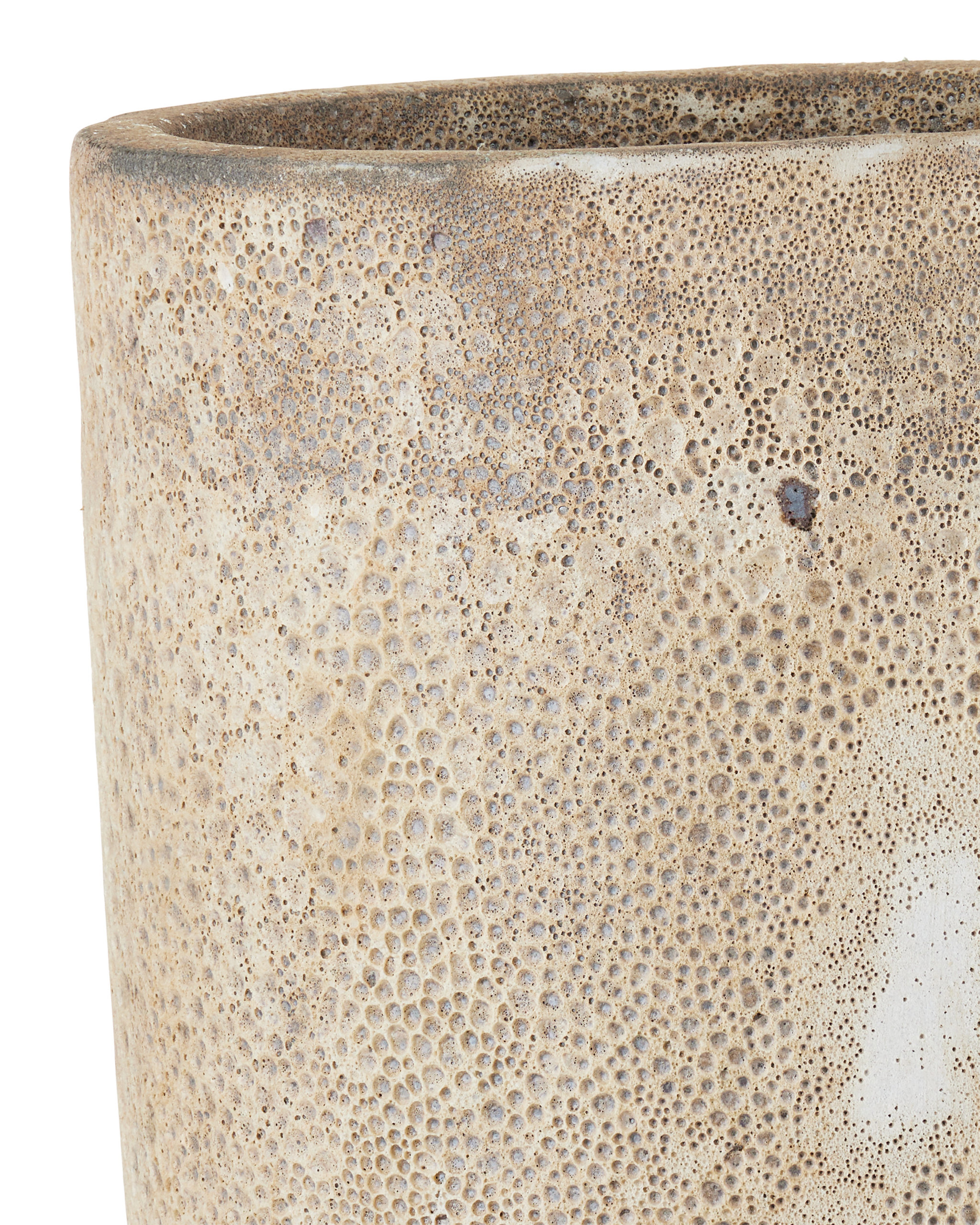 Elias Beige Medium Planter - Farmhouse - Indoor Pots And Planters - by ...