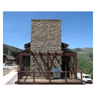 Exterior - Log & Timber Balustrades - Salt Lake City - by Titan Stairs ...
