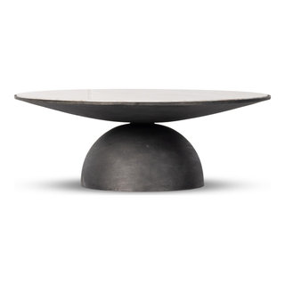 Corbett Large Coffee Table, 96" - Industrial - Coffee Tables - by Four ...