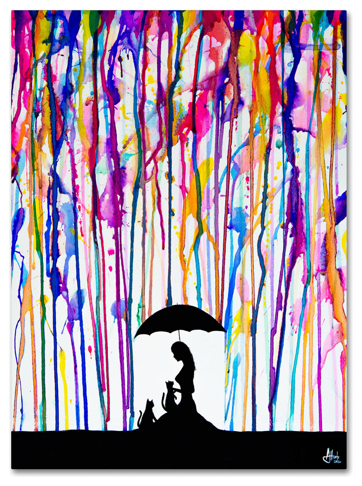 "Cat's Cradle" by Marc Allante, Canvas Art, 24"x18" - Contemporary ...