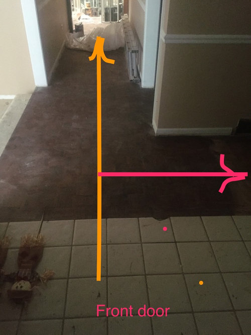 Hallway help with tile??