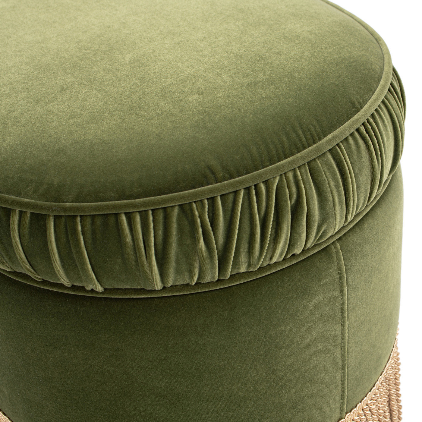 Serena 38" Ruched Oval Storage Bench - Contemporary - Accent And ...