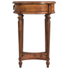 Jules 1-Drawer Round Accent Table - Traditional - Side Tables And End ...