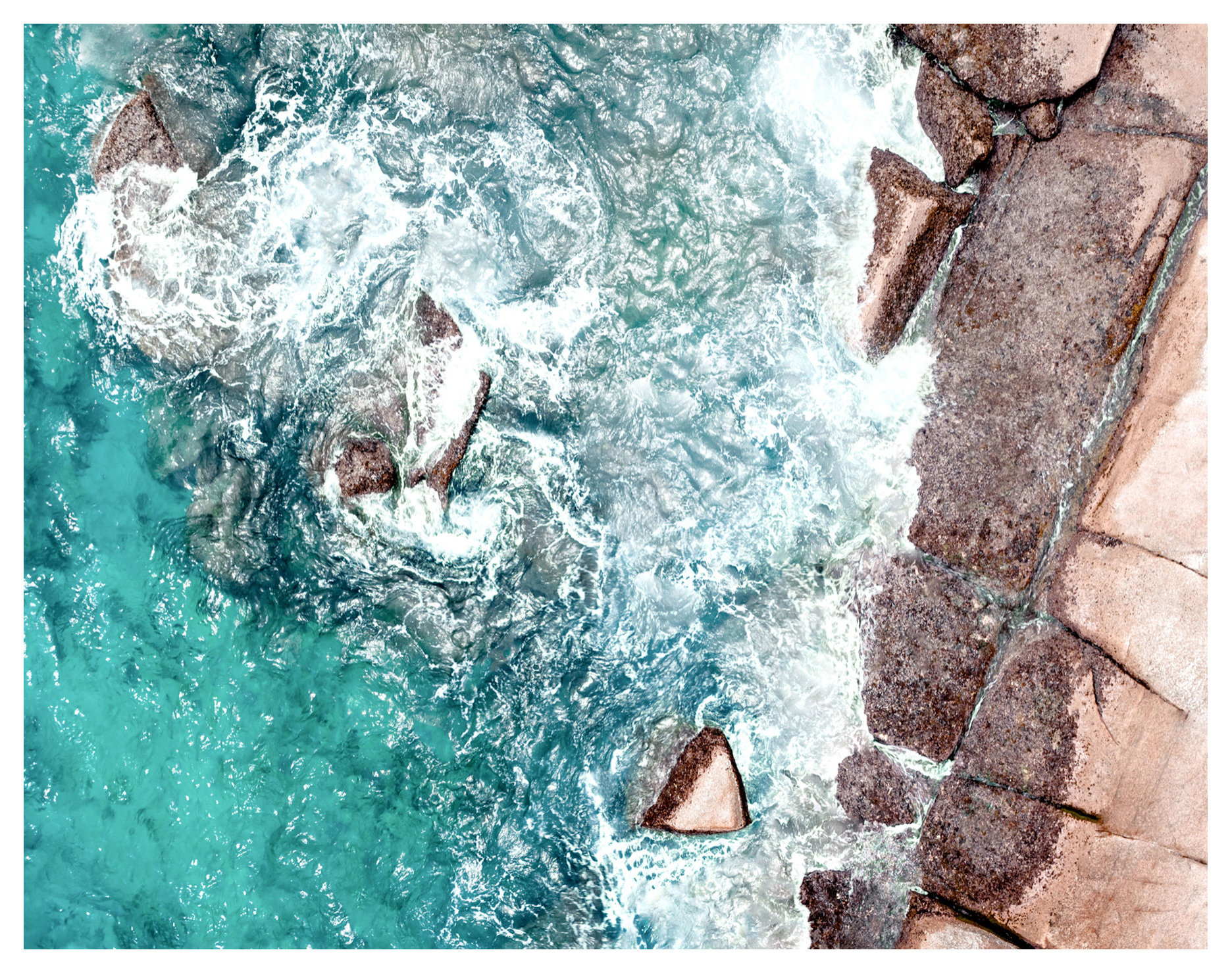 Contemporary Birds Eye View Wall Dcor - Multicolor - Beach Style ...