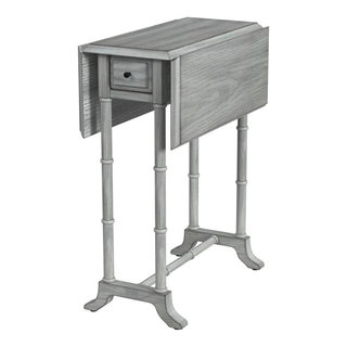 Butler Specialty Company Darrow Drop-Leaf Side Table, Gray - Side ...