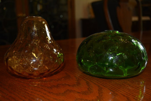 What are these glass pieces with holes in top and bottom?