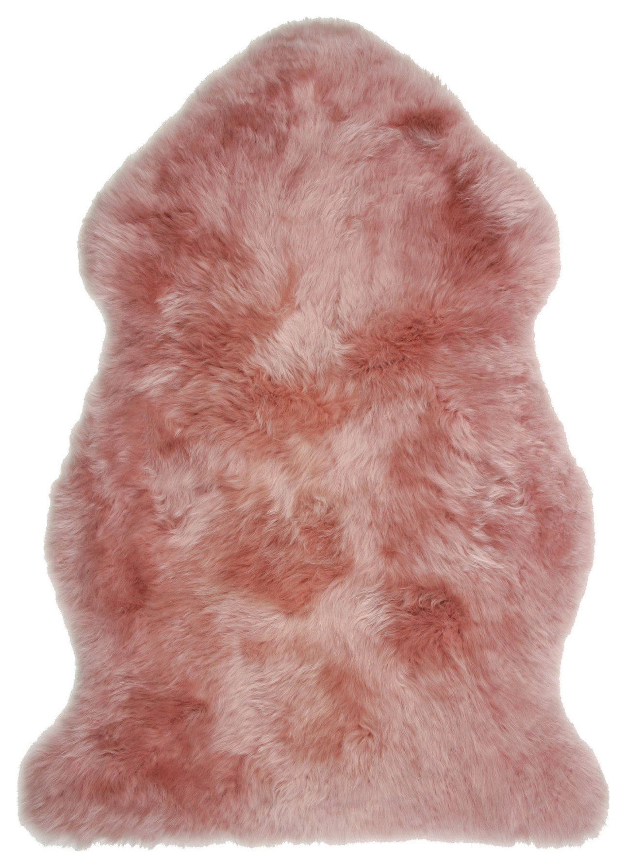 2x3' Single Pelt Rug Dark Rose - Contemporary - Novelty Rugs - by ...