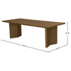Fraser Rectangular Dining Table, Brown - Farmhouse - Dining Tables - by LH Home | Houzz